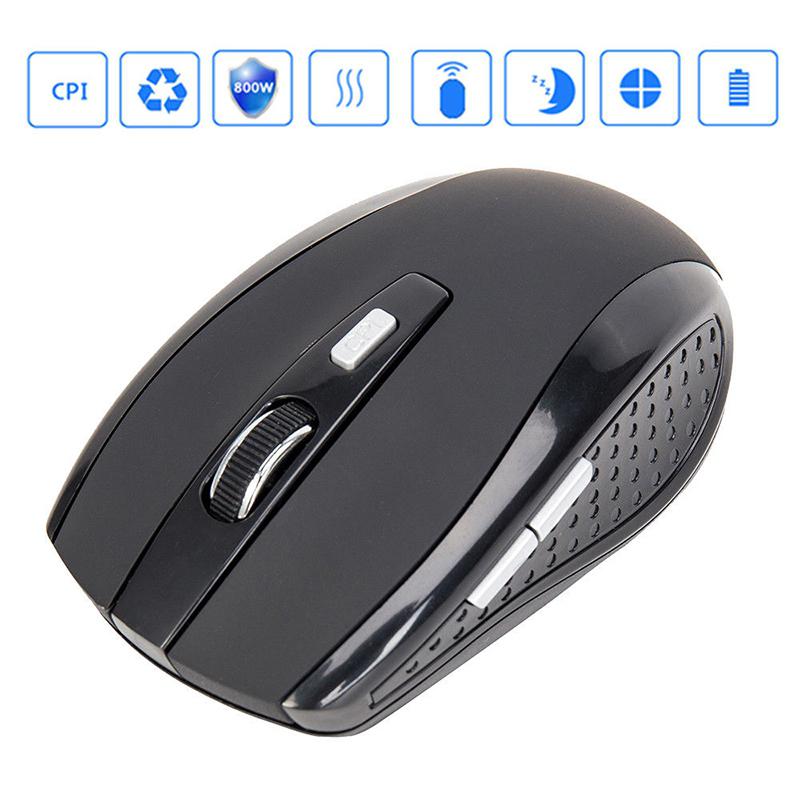 2.4GHZ Portable Wireless Mouse 6 Keys USB Receiver... – Grandado