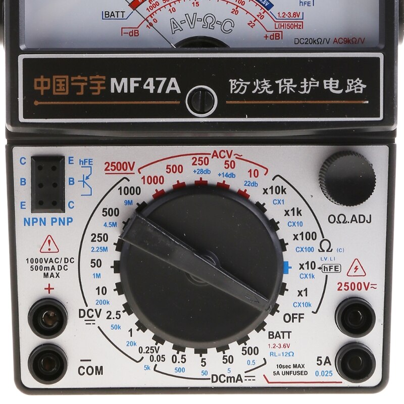 066E Portable Mechanical Pointer Type Multimeter M... – Grandado