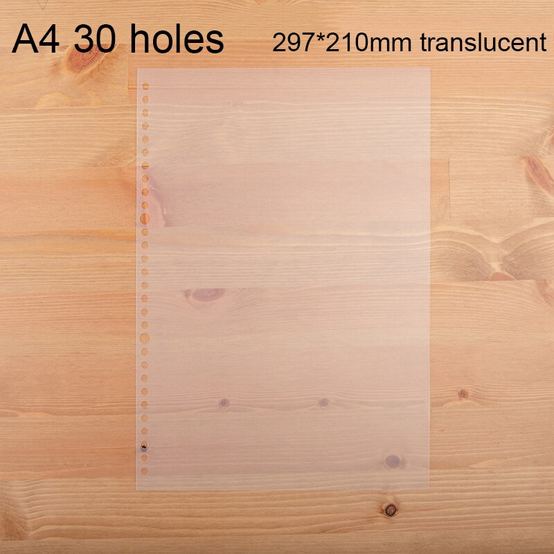 A5 B5 A4 PVC Transparent Notebook Covers Loose lea... – Grandado