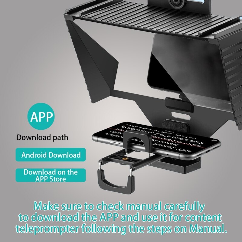 Portable 12-inch Teleprompters Suitable for DSLR ,... – Grandado