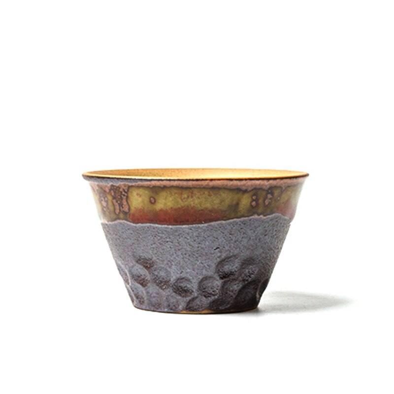 2 Style Japanese Uneven Pottery Cups Tea Cup Set T... – Vicedeal