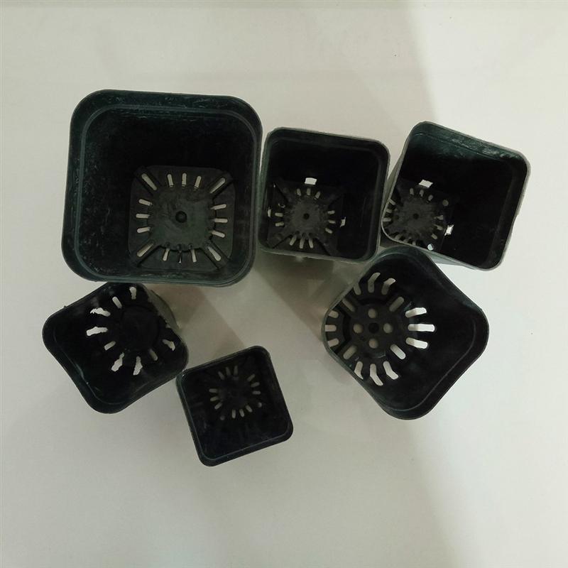 50pcs Square Lightweight Black Plastic 32-hole Bra... – Grandado