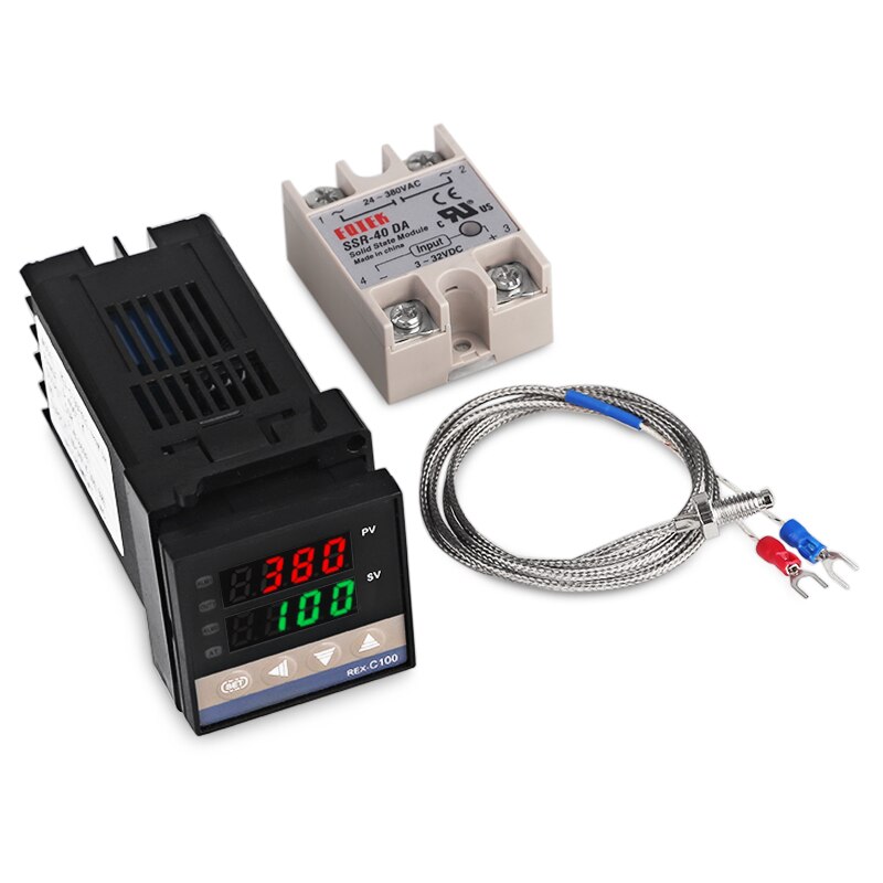 REX-C100 Dual Digital PID Temperature Controller 0... – Grandado