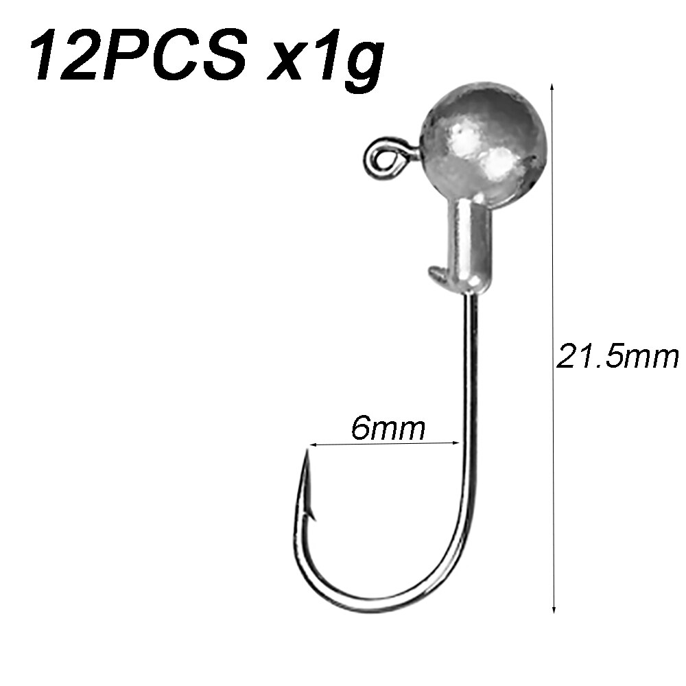 Jig Head Fishhook 1g to 12g Crank Fish Slow Jiggin... – Vicedeal