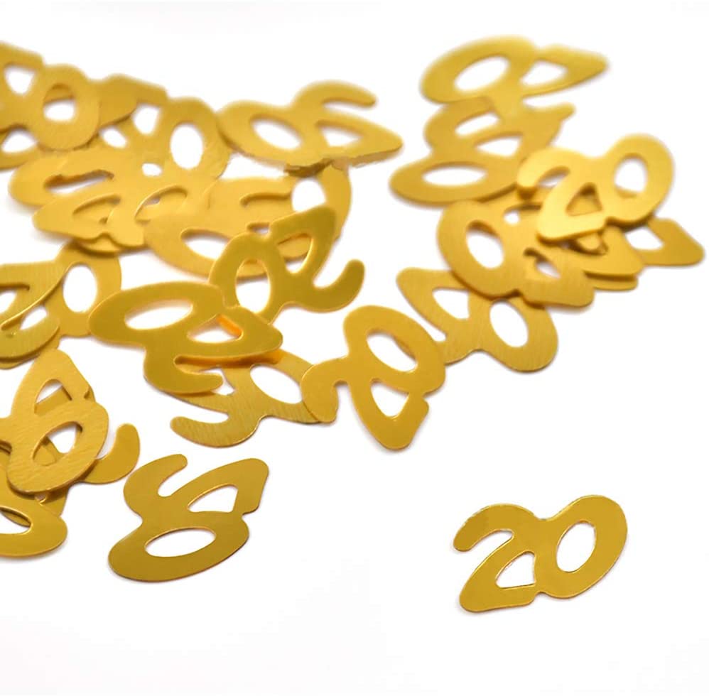 15g/pack Confetti Gold Happy Birthday Number Figur... – Vicedeal