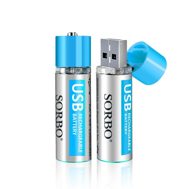USB Rechargeable AA Lithium Batteries - Li-ion Bat... – Vicedeal