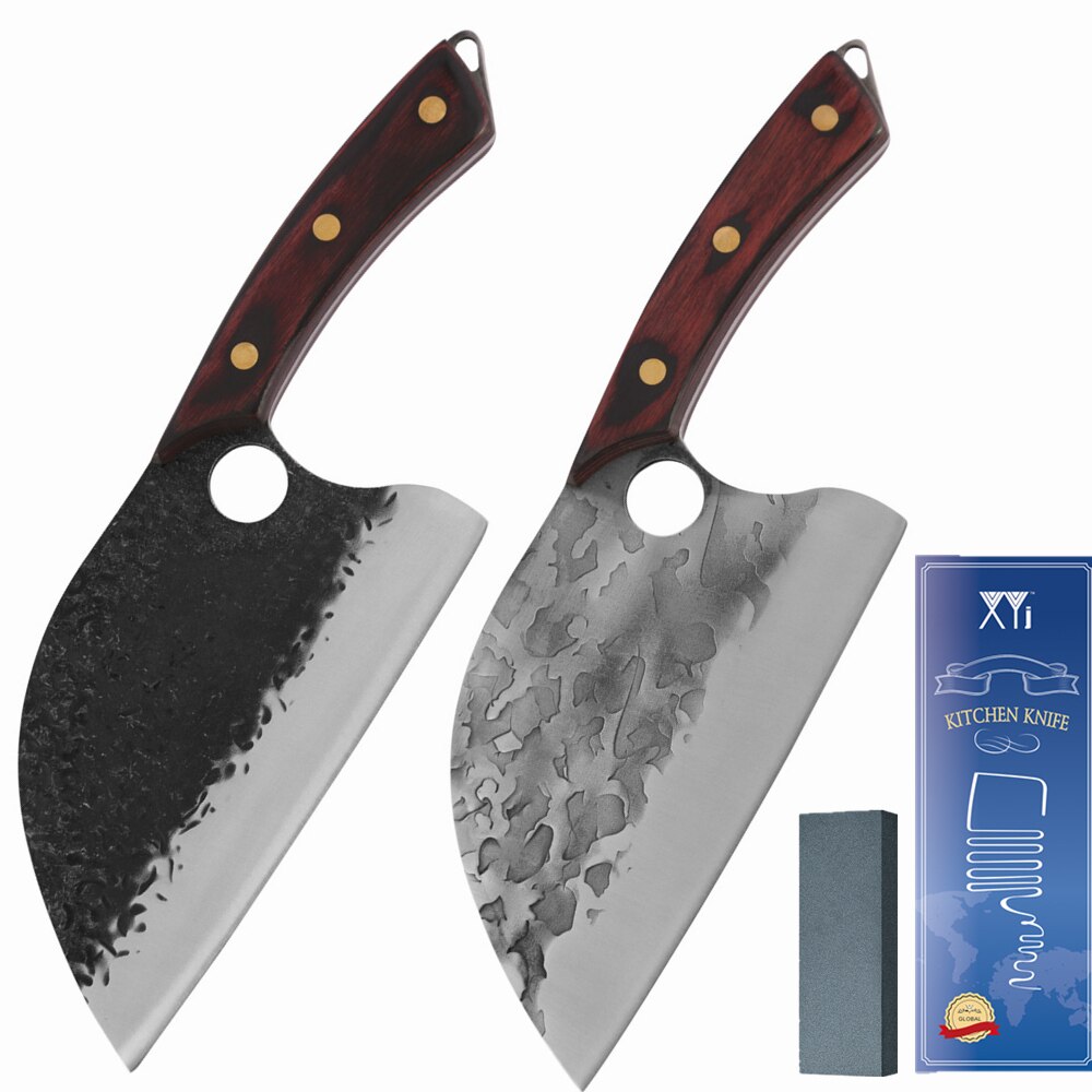 XYj Full Tang Cleaver Butcher 7'' INCH Kni... – Vicedeal