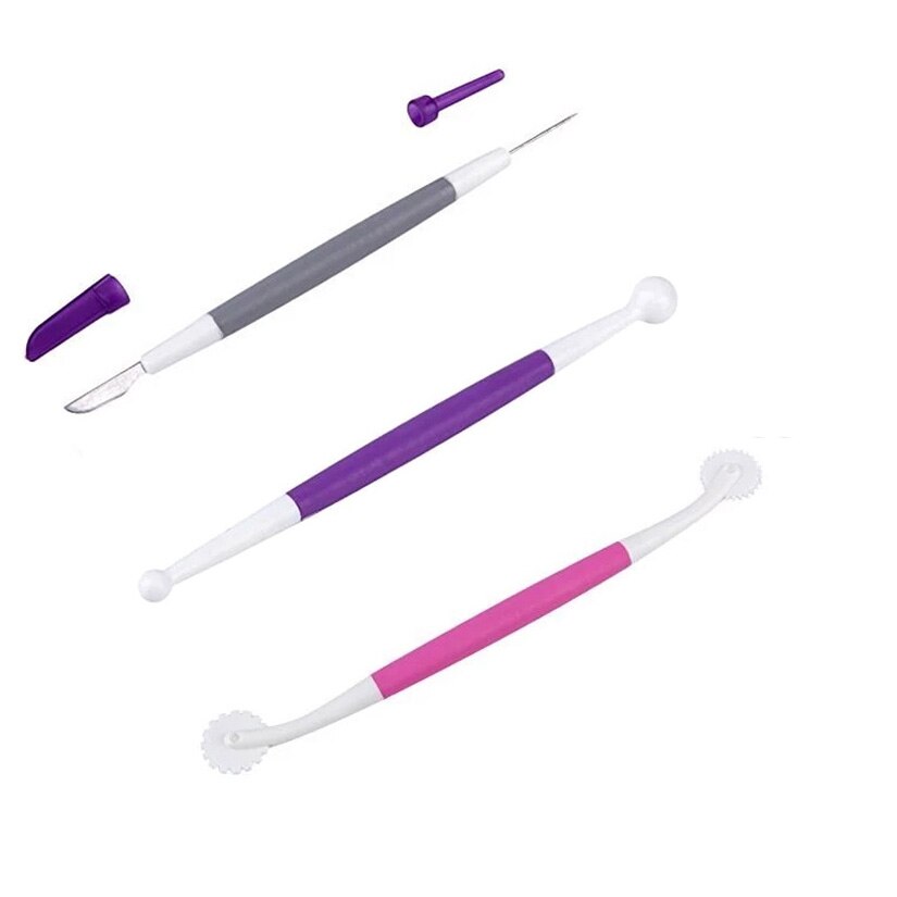 3 pcs/Set SugarCraft Modelling Tool Clay Molding S... – Grandado