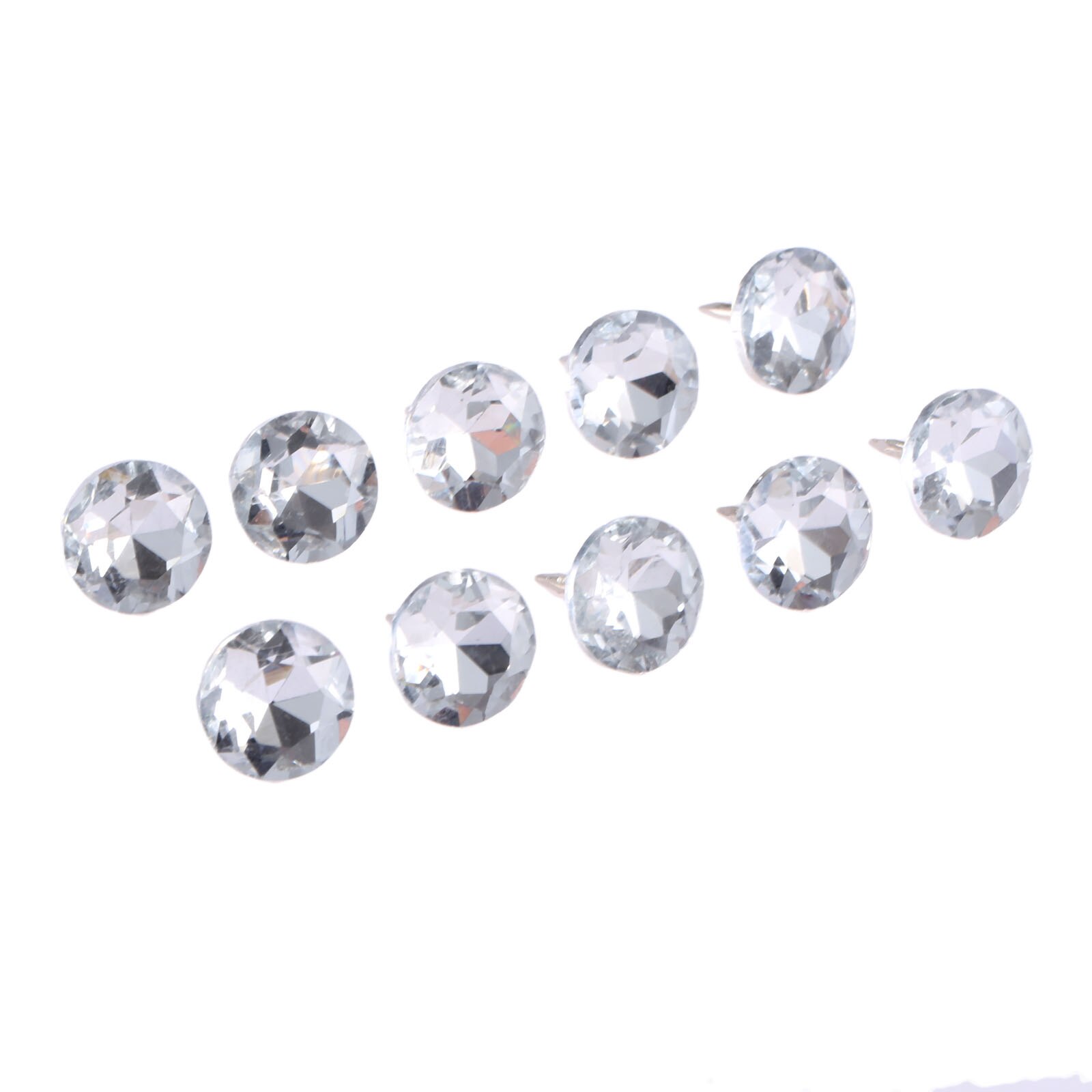 10Pcs Diamond Crystal Upholstery Nails Buttons 14/... – Vicedeal