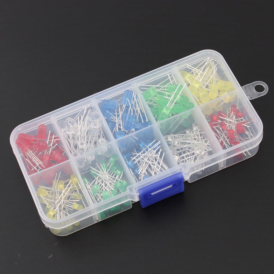 3mm 5mm LED Diode Sortiment Kit LED licht-emittier... – Vicedeal