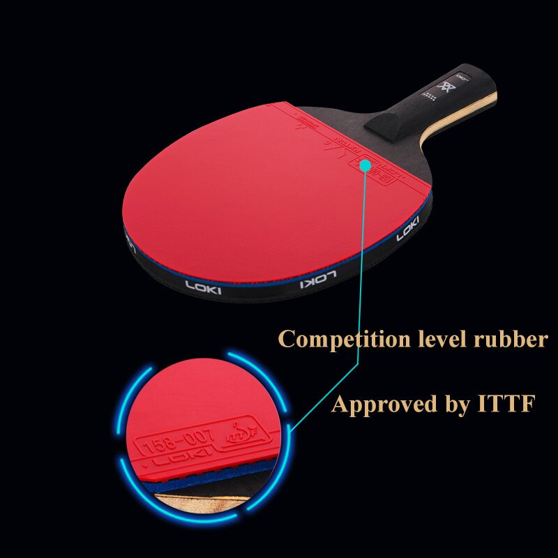 LOKI 9 Star Table Tennis Racket Carbon Blade PingP... – Grandado