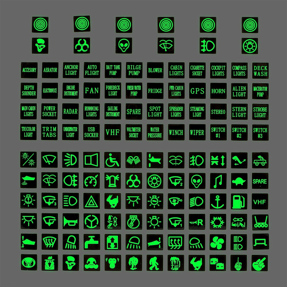 Auto Sticker Tuimelschakelaar Label Panel Decal Vo... – Grandado