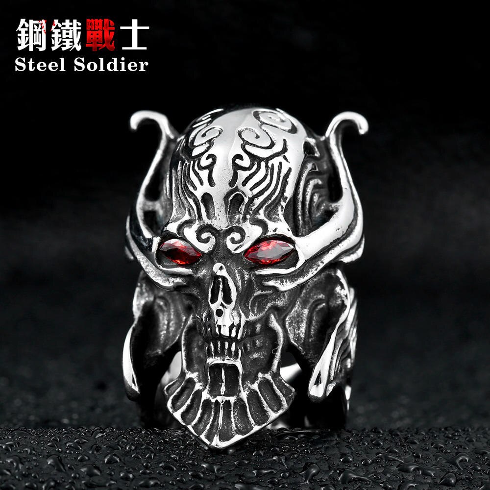 steel soldier stainless steel TV series Garo Skull... – Grandado