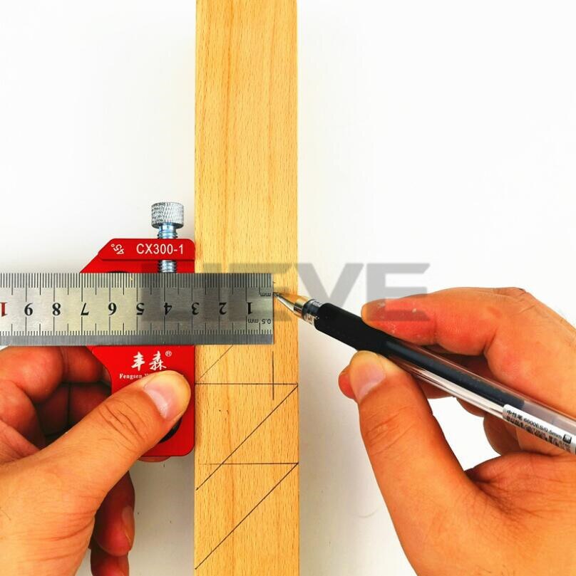 Angle Scriber Steel Ruler Positioning Block Woodwo... – Vicedeal