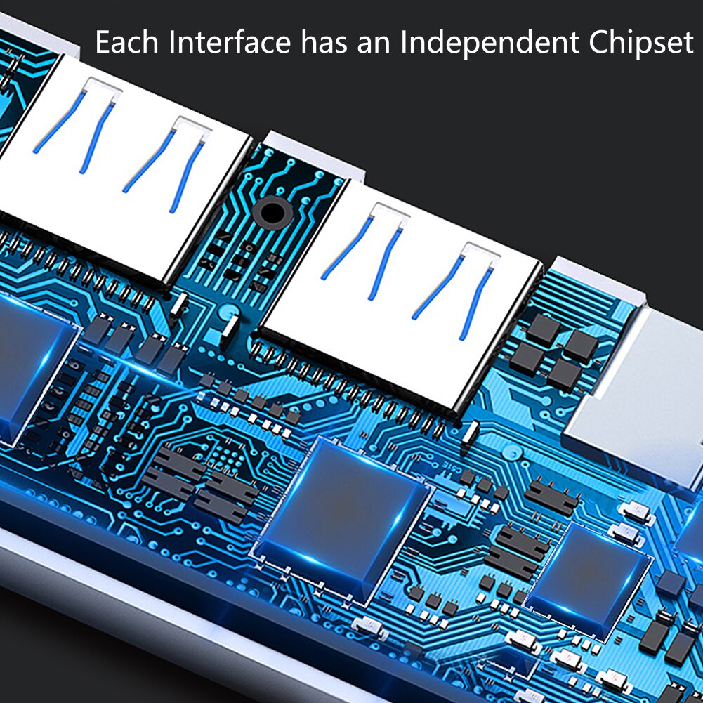 Multiple High Speed Expander Adapter Dual USB Type... – Grandado