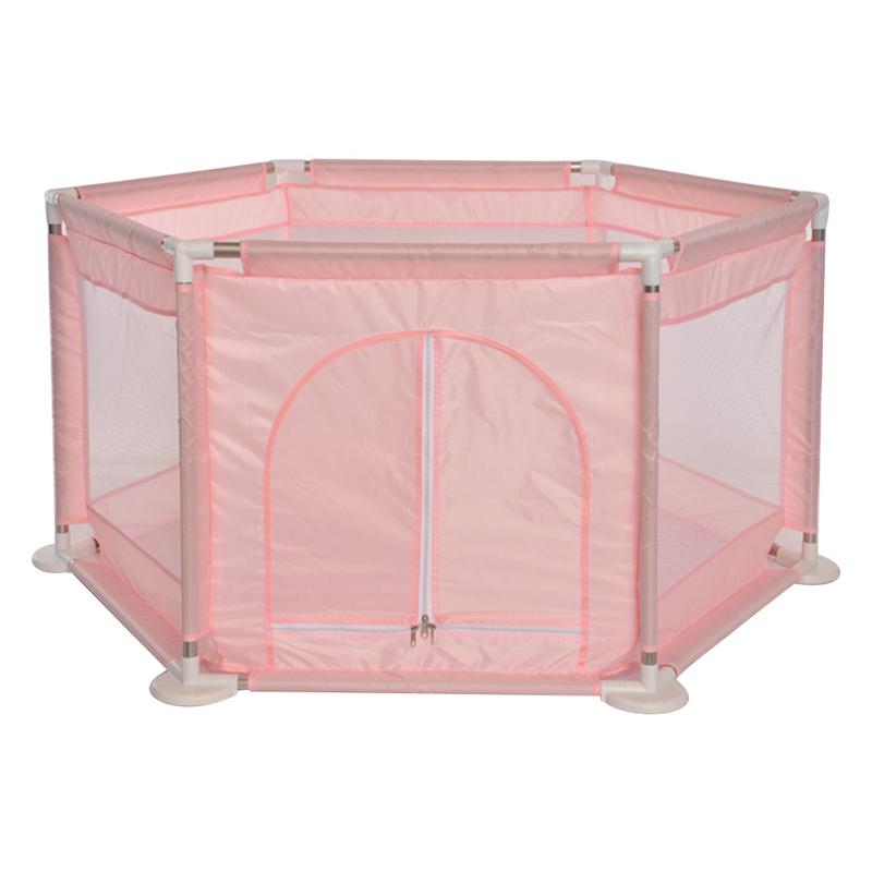 4 Colors Children's Hexagonal Playpen Playard Toys... – Grandado