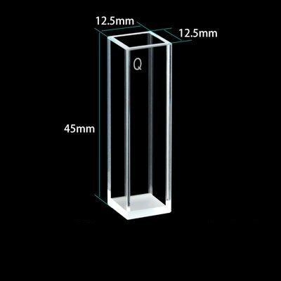 Quartz cuvette 10mm/two-pass light/1cm/fluorescent... – Vicedeal