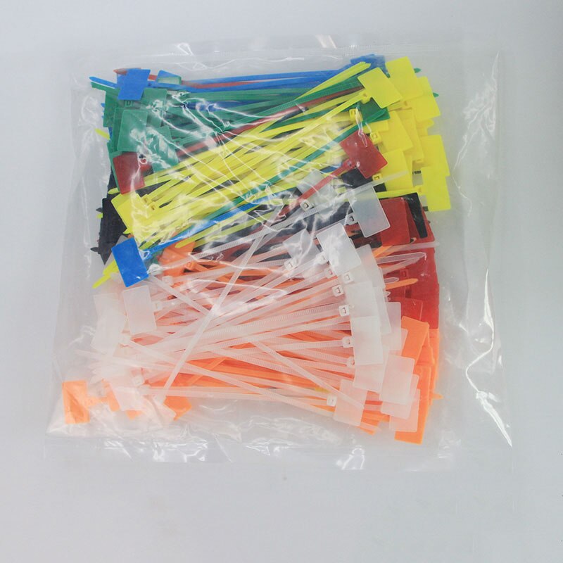 250pcs Easy Mark 4*150mm Nylon Cable Ties Tag Labe... – Vicedeal