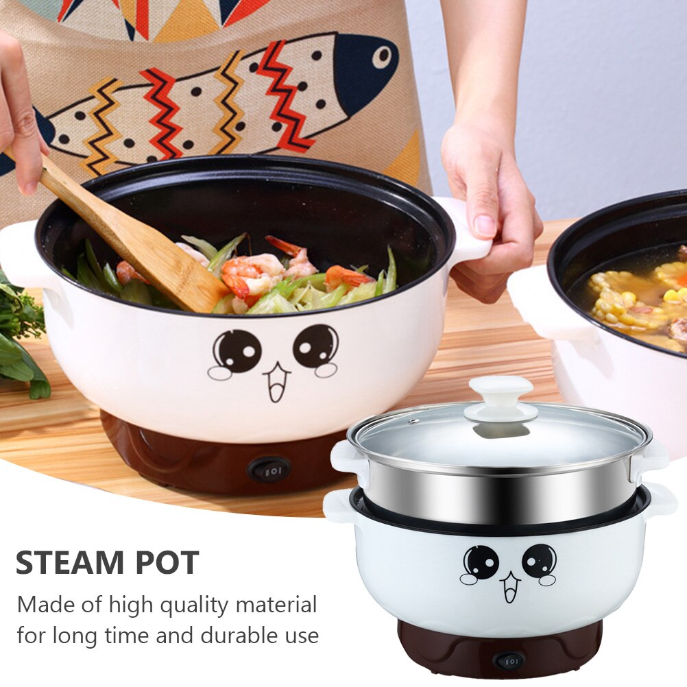 1 einstellen Doppel-schicht Topf Elektrische Topf Kleine ...