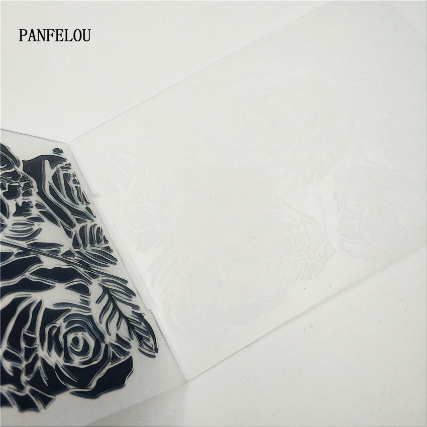 PANFELOU Easter Shy rose love Embossing folders Pl... – Grandado