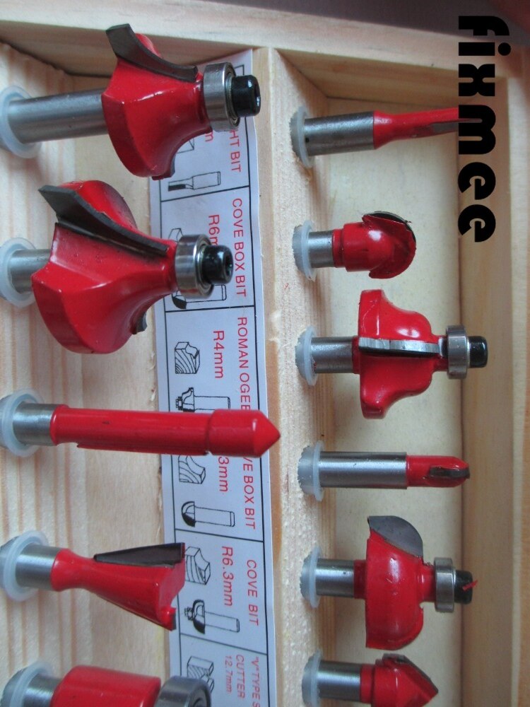 15PCS Wood Milling Cutter Shank router bits Set cn... – Grandado