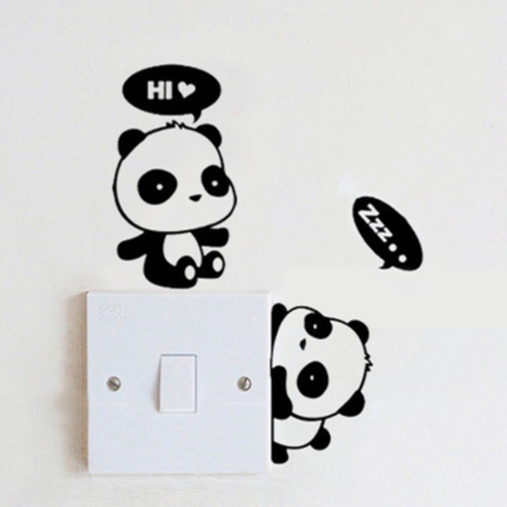 Cute Cartoon Animals Wall Switch Stickers Wallpape... – Grandado
