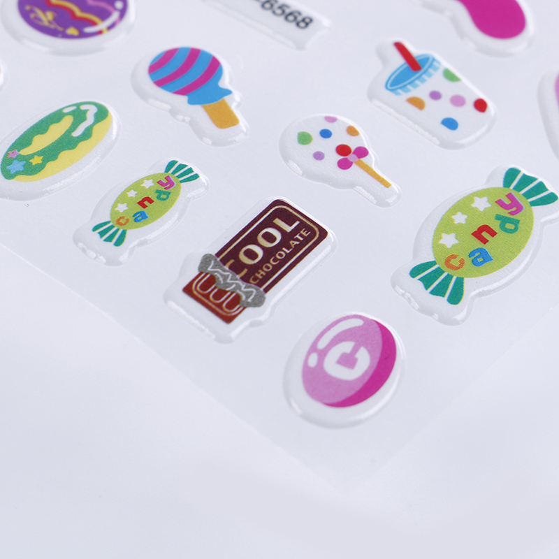 8pcs/lot Sheets Stickers Cute Cartoon Candy Food K... – Grandado