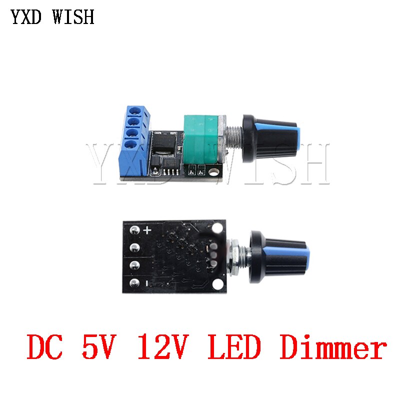Led Dimmer Power Controller 5V 12V 10A Voltage Reg... – Grandado