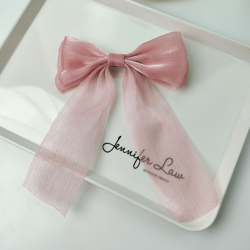 Leuke Meisjes Crystal Mesh Streamer Haar Bogen Op ... – Grandado