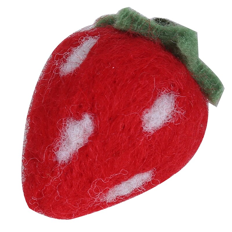 1 PC Soft Wool Felt Craft Supply Strawberry Fruit ... – Vicedeal