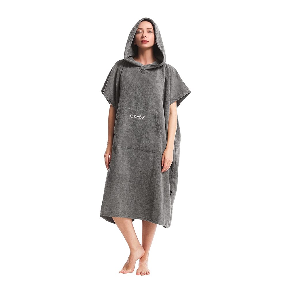 Changing Robe-Towel Poncho Surf Bath Robe with Hoo... – Vicedeal