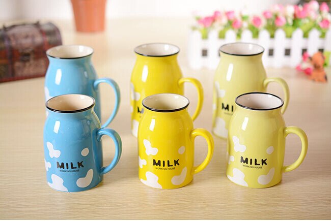 1PC home endearing glaze ceramic milk cup small an... – Grandado