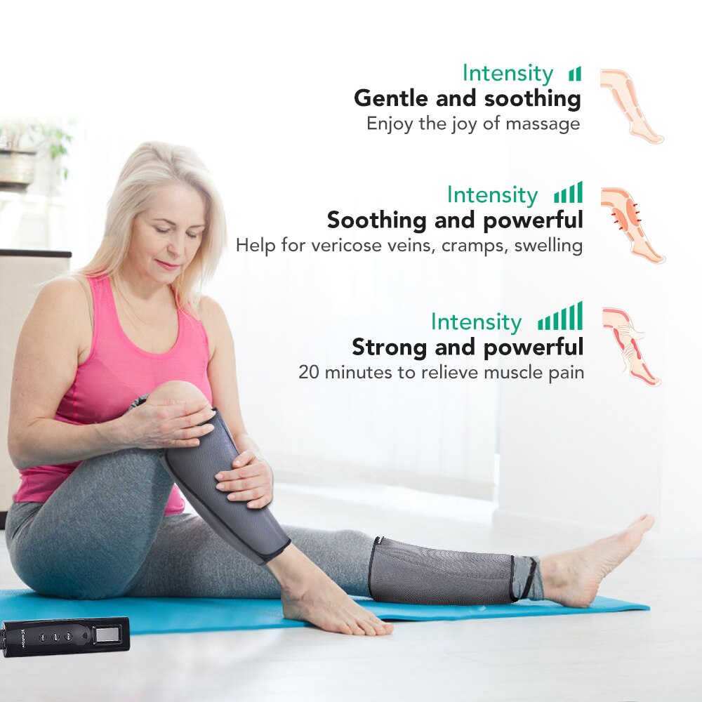 Heating Leg Air Compression Massager Vibration Inf Vicedeal
