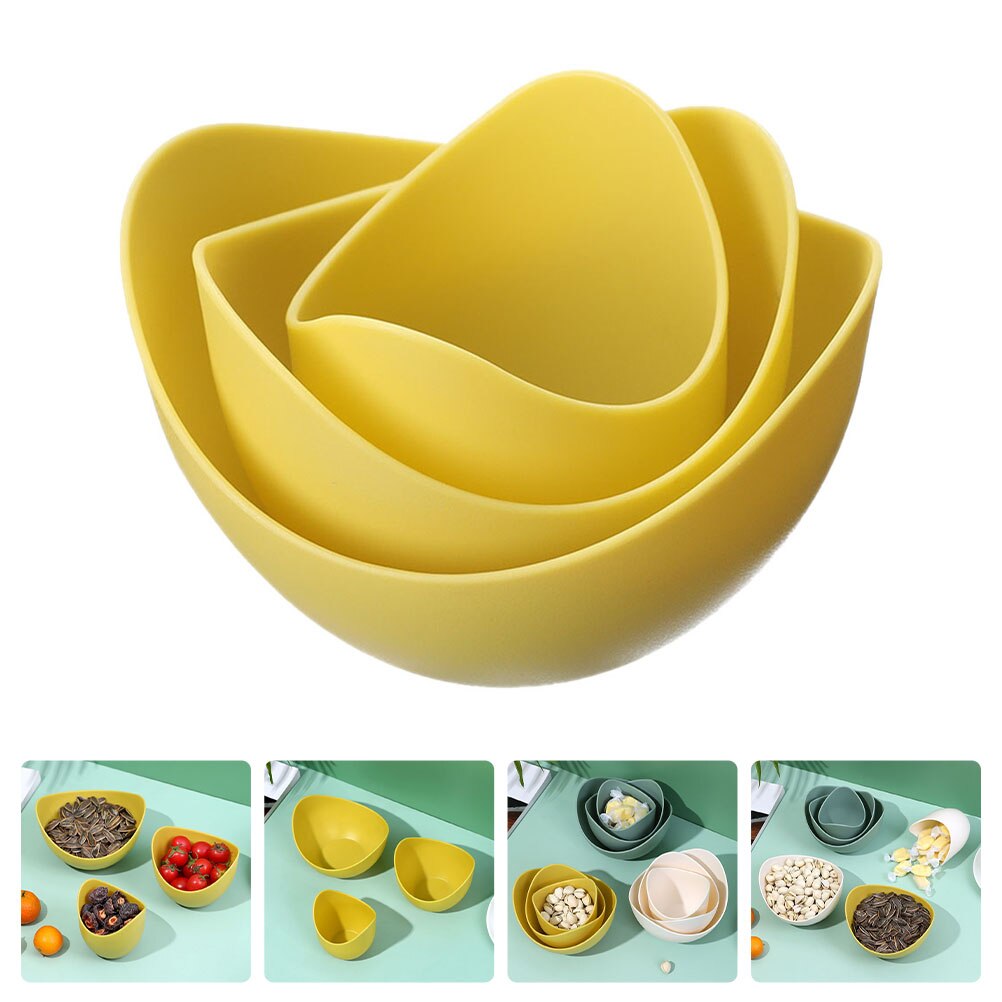 1 Set Stacked Dried Food Plates Fruit Storage Plat... – Vicedeal