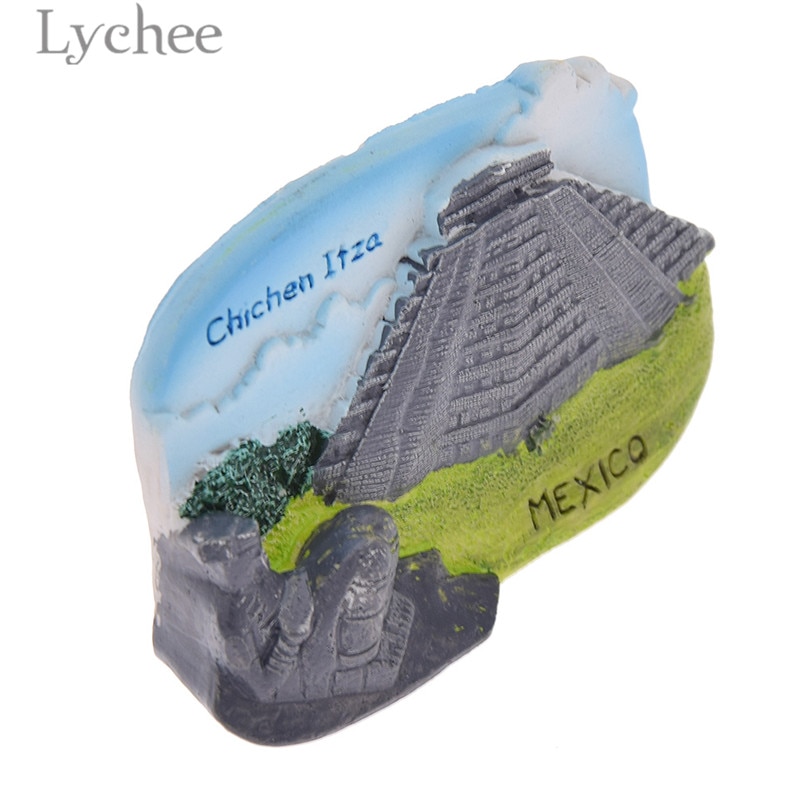 Lychee 3D Mexico Resin Fridge Magnets Landscape Re... – Grandado