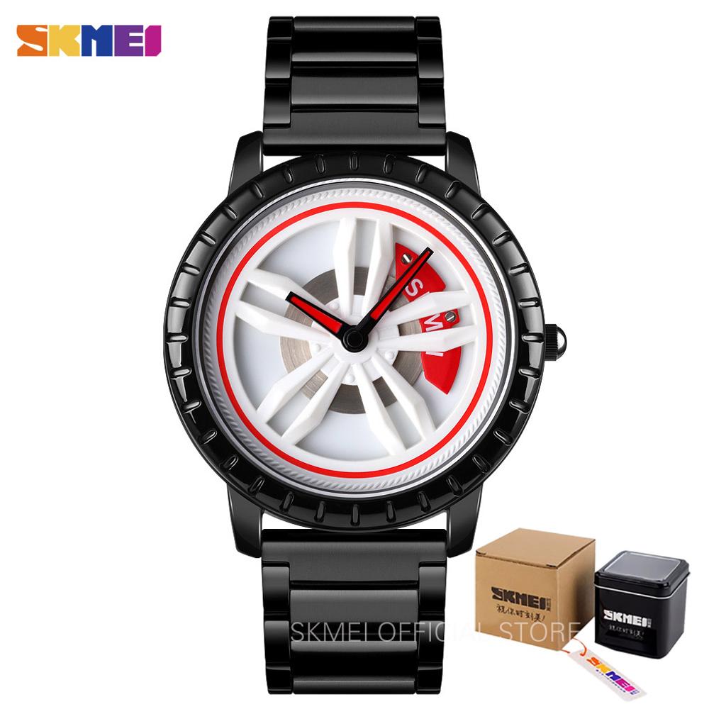 SKMEI Cool Quartz Mens Watches Hollow Rotation Dia... – Grandado