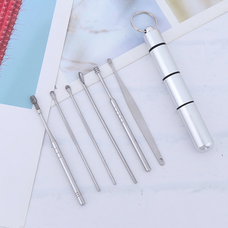 6Pcs Portable Ear Cleaner Set Ear Wax Remover Ear ... – Vicedeal