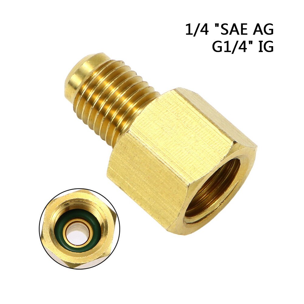 Gold Brass Support 1/4'' SAE AG To G1/4'' IG Nitro... – Grandado