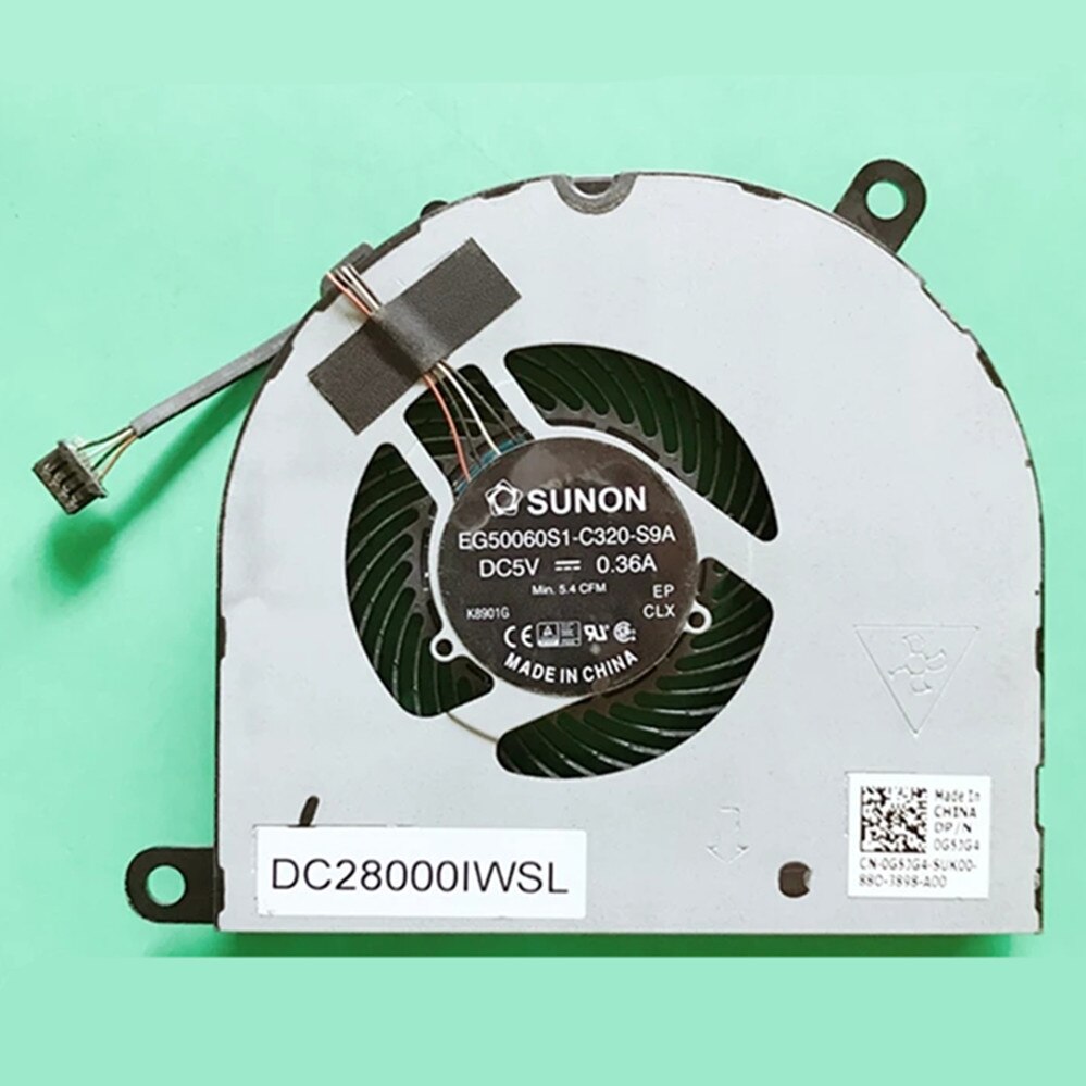 original cpu cooler for Dell Latitude 5480 E5480 5... – Vicedeal