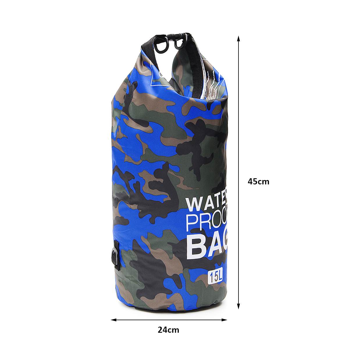 15L PVC Waterproof Dry Bag Camp Outdoor Camouflage... – Vicedeal