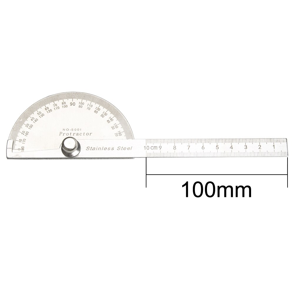 10cm 15cm 30cm 180 Degree Adjustable Protractor mu... – Vicedeal