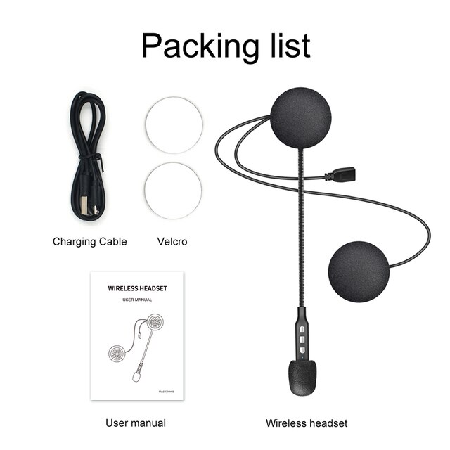 Motorfiets Draadloze Bluetooth Helm Headset Handsf... – Vicedeal