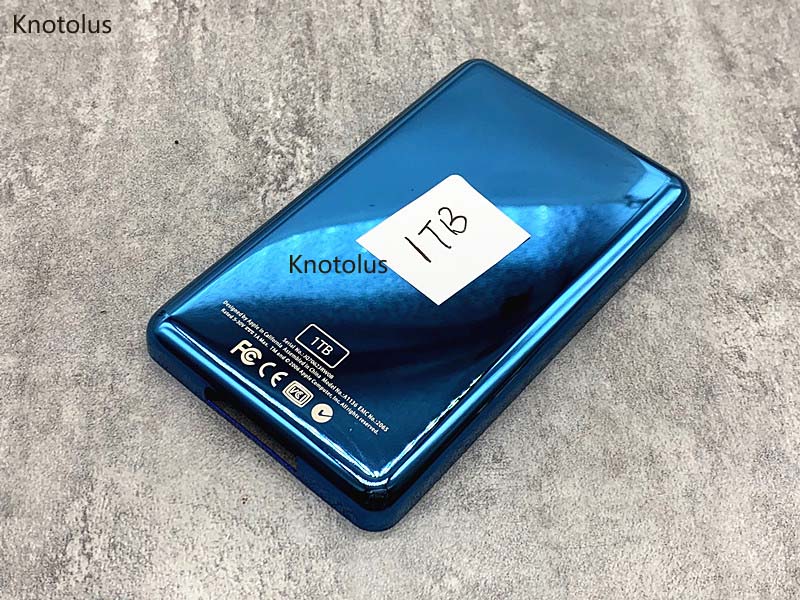 blue thin metal back housing case cover fr iPod 6t... – Vicedeal