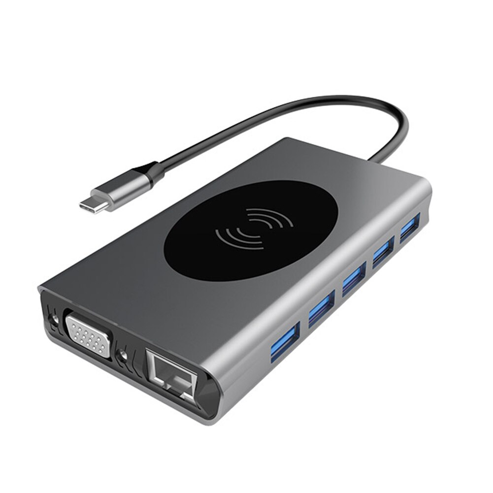 14/15 In 1 Usb Type C Hub Naar Usb Hdmi Vga Pd Tf ... – Vicedeal