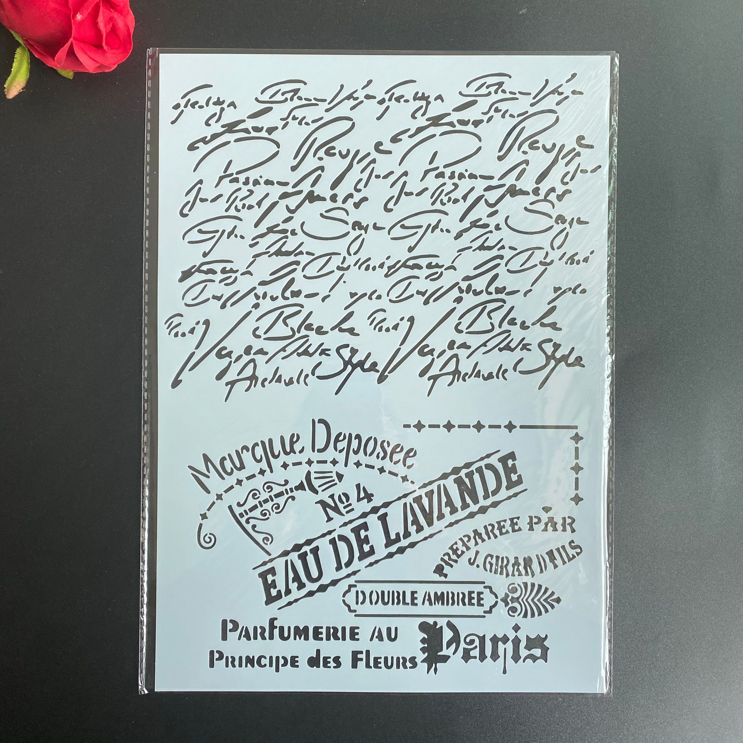 4pcs / set A4 Mandala vintage pattern flowers Sten... – Grandado