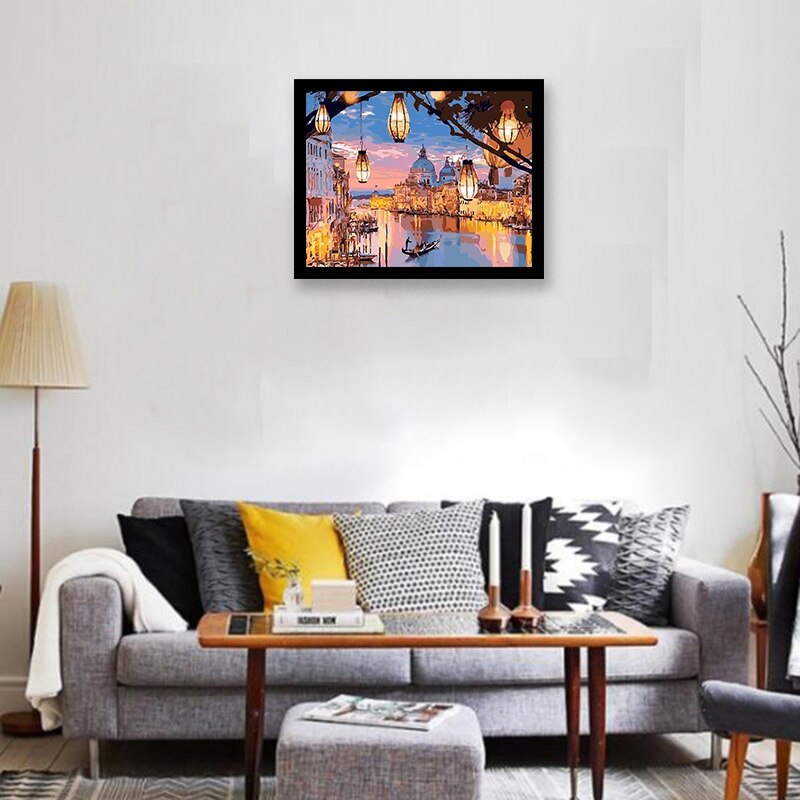 DIY Paint By Numbers Kit for Kids & Adults, Canvas... – Grandado