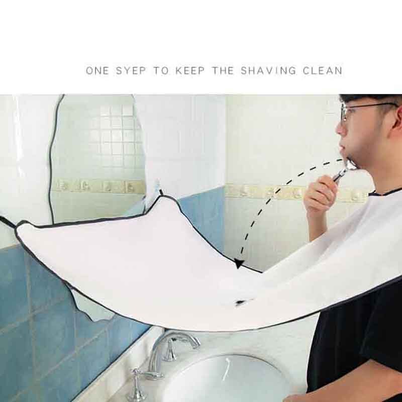 Pongee Male Beard Care Shave Apron Bib Trimmer Fac... – Grandado