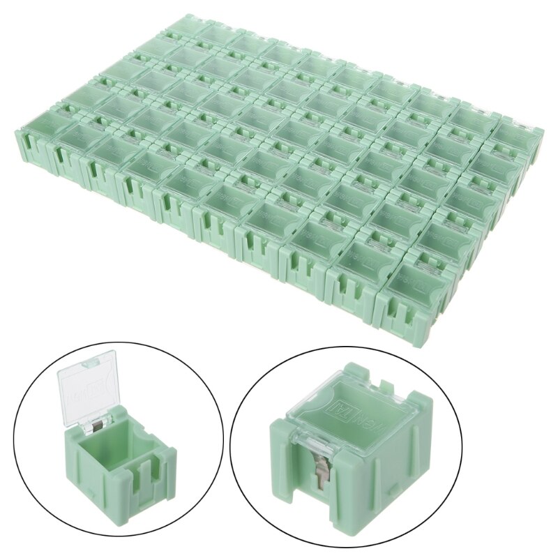 50 Pcs/Set SMD SMT Electronic Component Container ... – Vicedeal