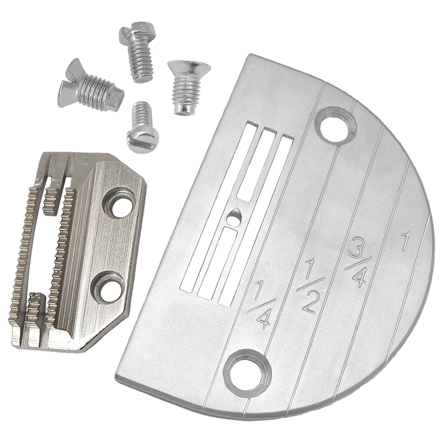1 Set Needle Plate & Feed Dog with 4 Screws #14905... – Vicedeal