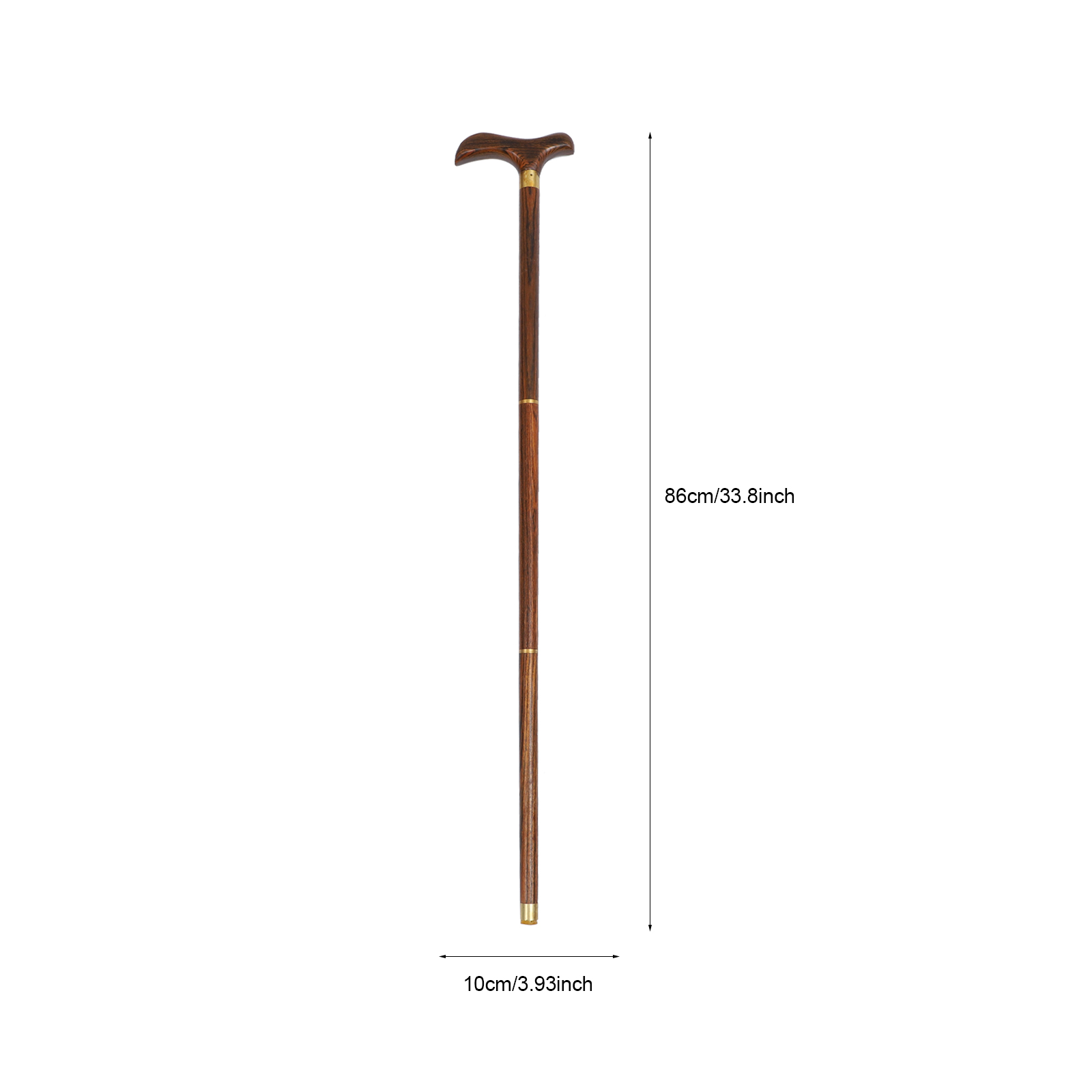 1Pc Wood Walking Stick Outdoor Cane Practical Trek... – Grandado